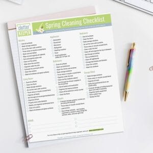 25 Free Printable Spring Cleaning Checklists For Everyone! - Saving Talents