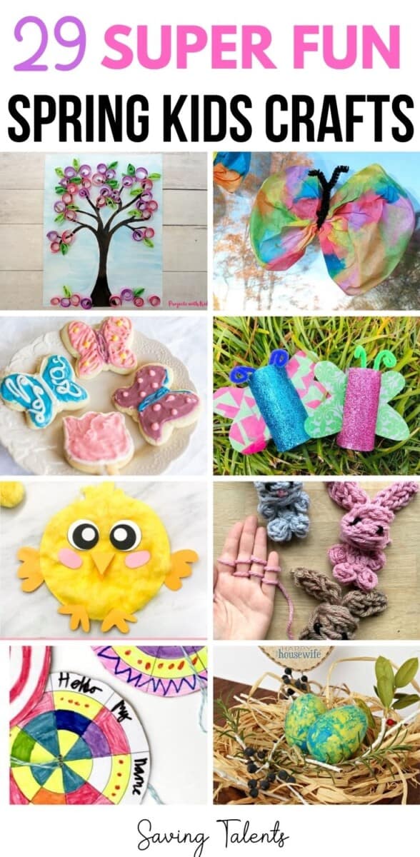 29 Preschool Spring Crafts & Activities for Kids - Saving Talents