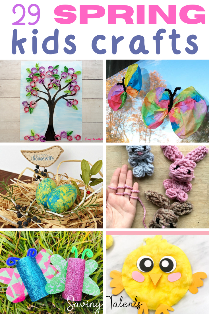 29 Preschool Spring Crafts & Activities for Kids - Saving Talents