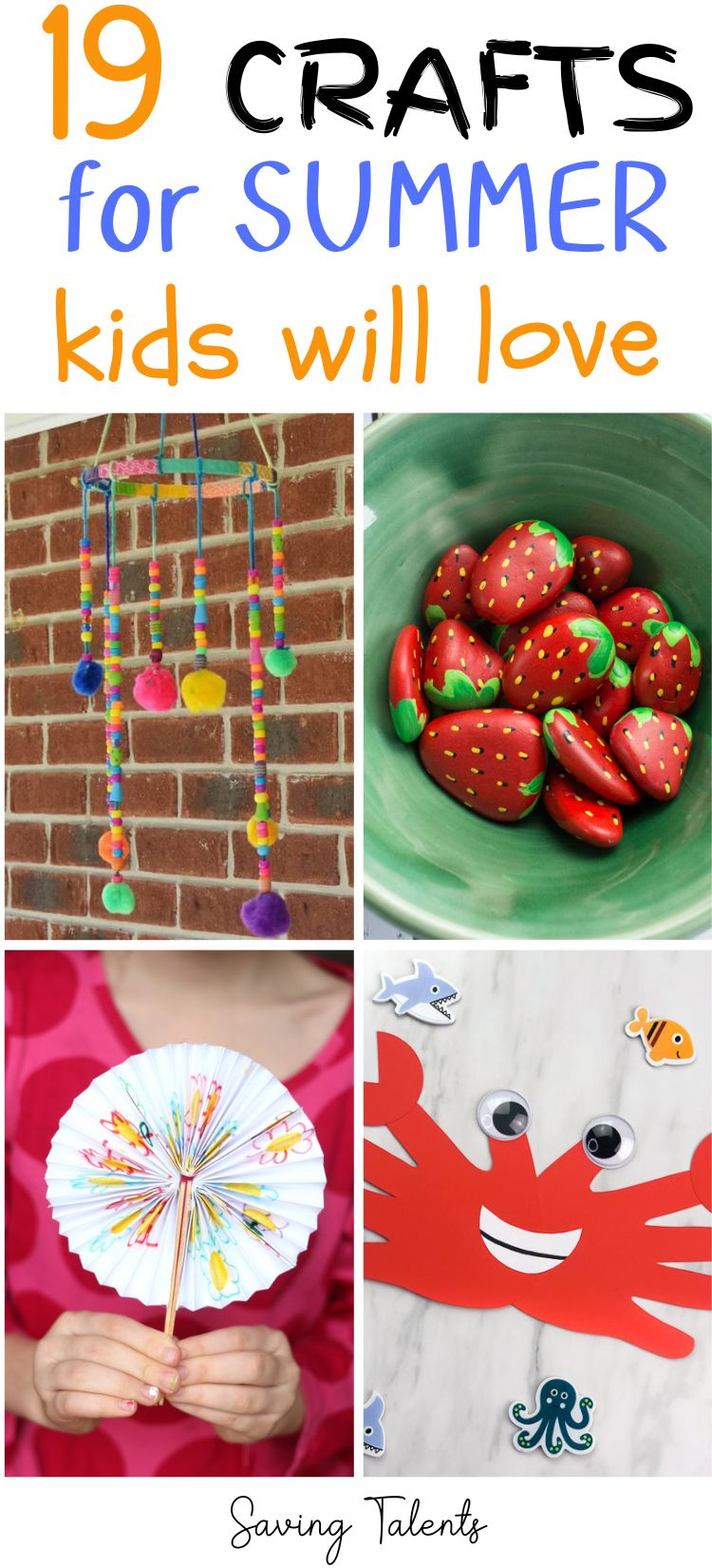 15 DIY Summer Crafts That Kids Will Love This Year - Saving Talents