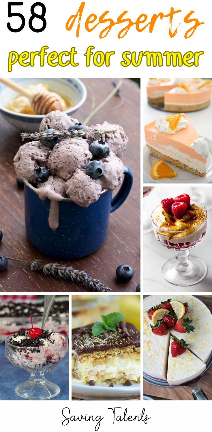 57 Best Summer Dessert Recipes to Keep Cool! - Saving Talents