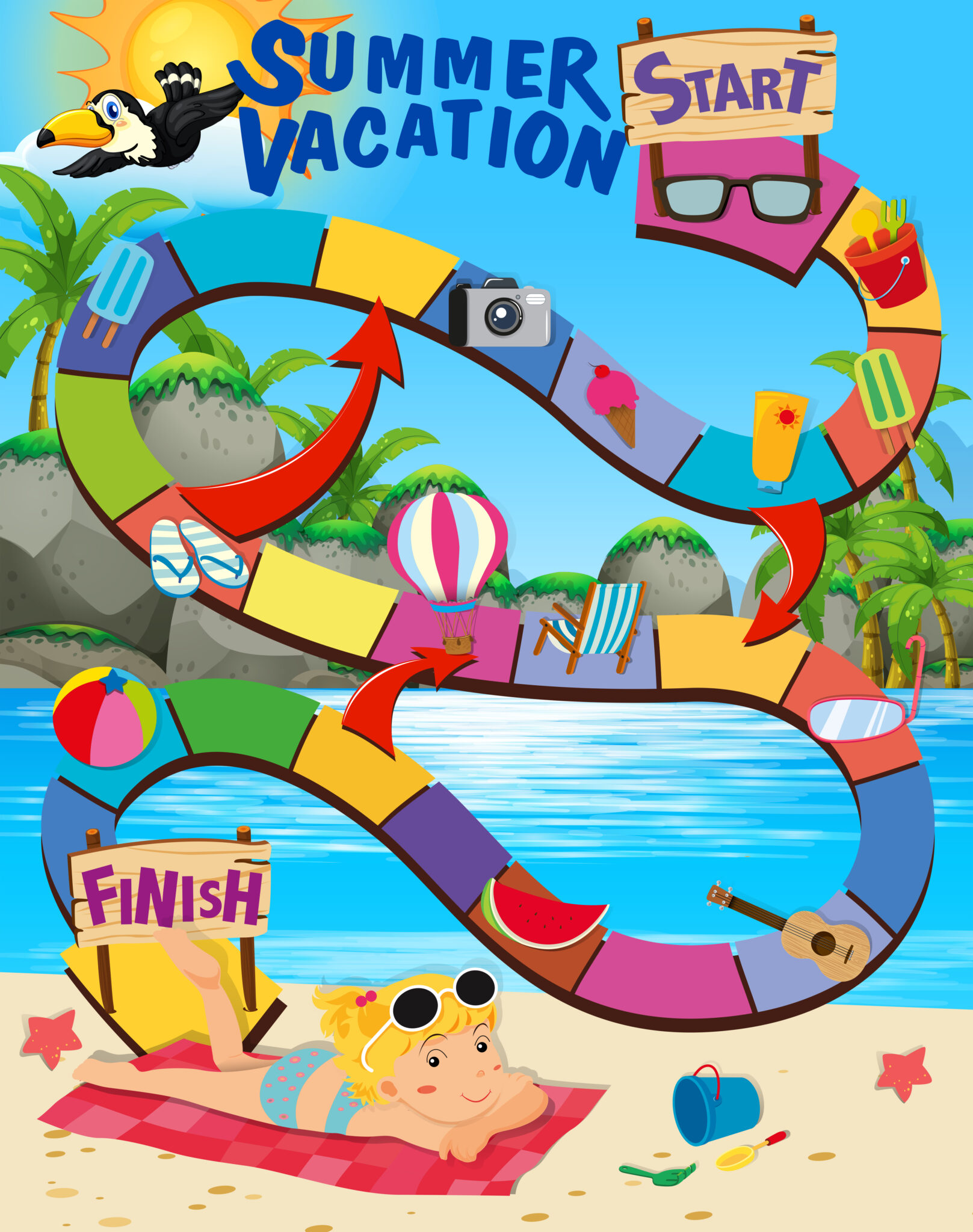 26 Free Summertime Printables for Kids To Keep Them Busy! - Saving Talents