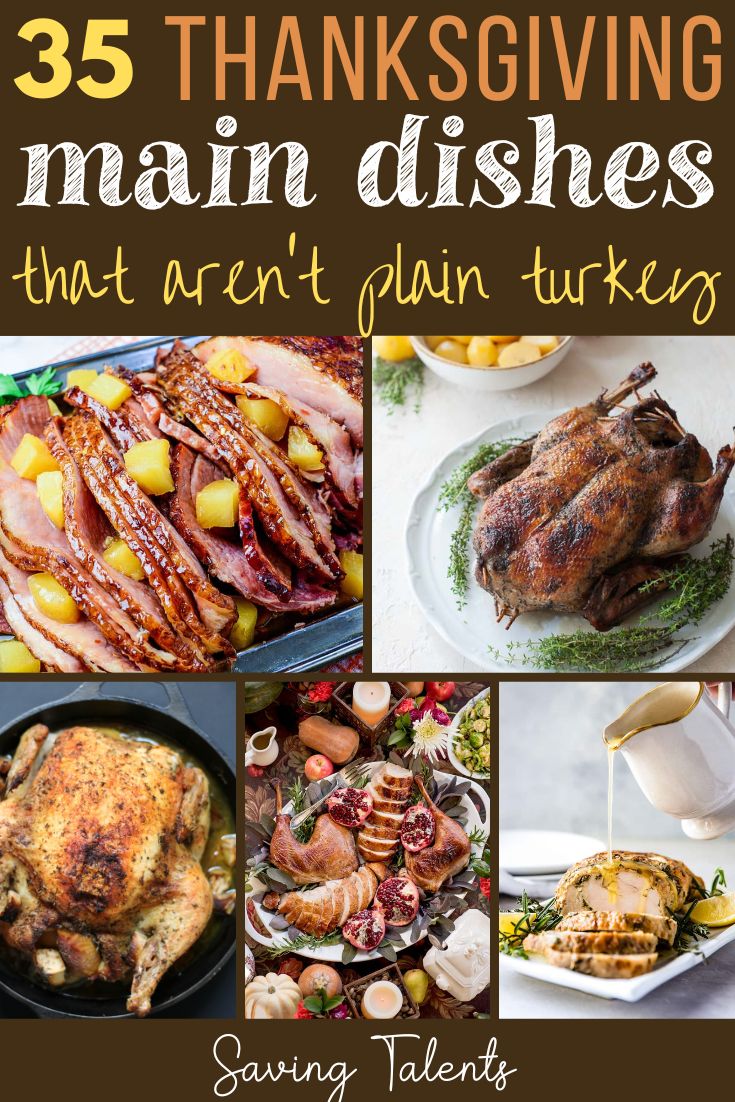 35 Thanksgiving Main Dishes - Saving Talents