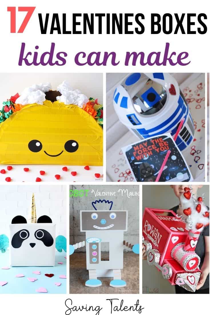 17 Valentine's Day Boxes that Kids Can Make - Saving Talents