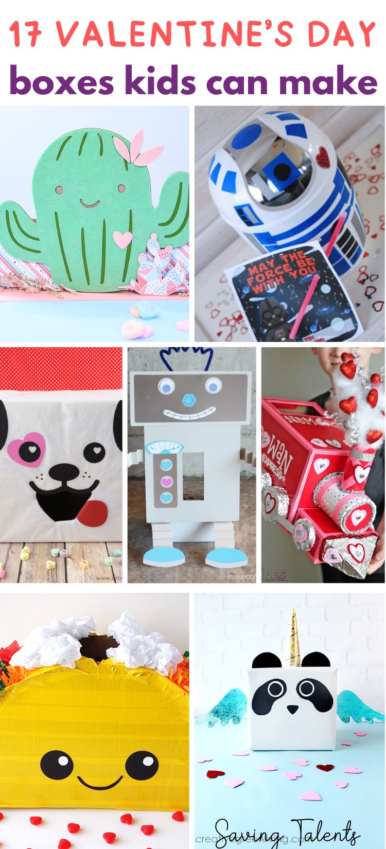 17 Valentine's Day Boxes that Kids Can Make - Saving Talents