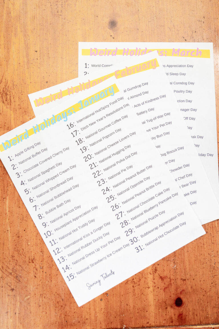 Strange, Quirky & Weird Holidays Calendar You Never Knew Existed ...