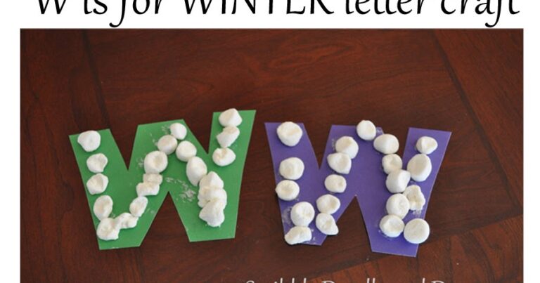 Free Letter W Worksheets, Crafts, Printables, and Activities - Saving ...